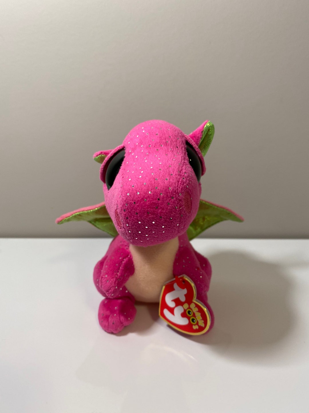 TY Beanie Boo darla the Pink Dragon 6 Inch - Etsy