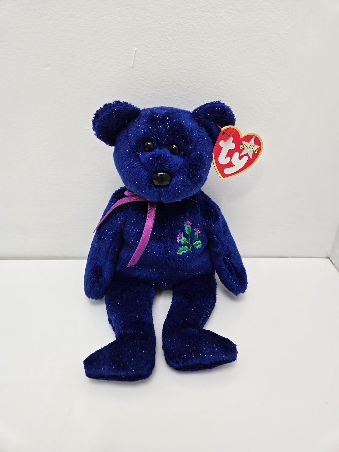 Ty Beanie Baby “thistle” the Bear - UK Exclusive *rare* (8.5 Inch) - Etsy