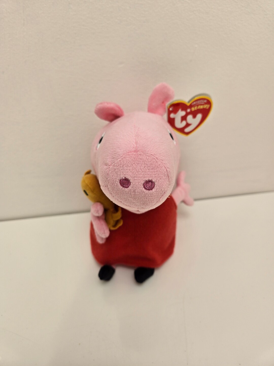 Ty Beanie Baby “peppa Pig” Holding Teddy - From the Children’s Show ...