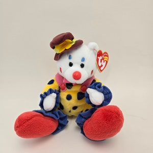 Clown bear beanie baby store