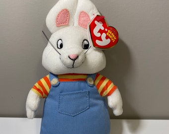 TY Beanie Baby ruby the Rabbit Nickelodeon TV Show Max & | Etsy