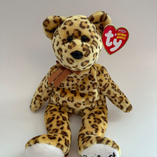 TY Beanie Baby tracks the Lynx 6.5 Inch - Etsy