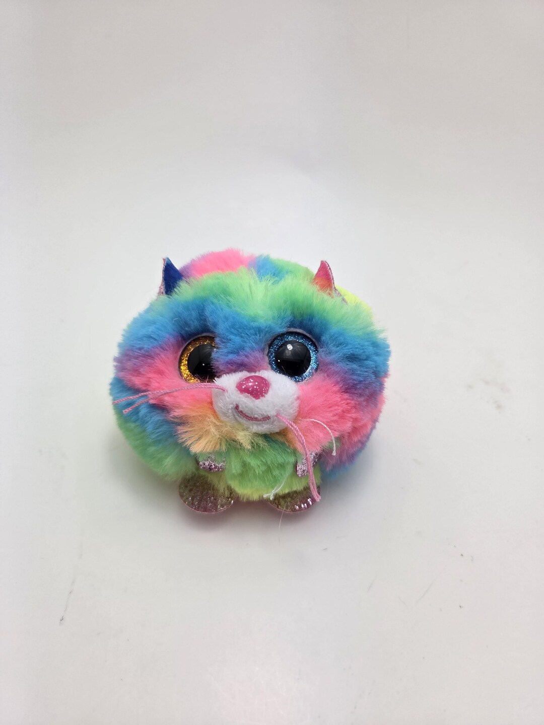 Ty Puffies Teeny Tys “gizmo” the Neon Cat - No Hang Tag, Small! (3 Inch ...