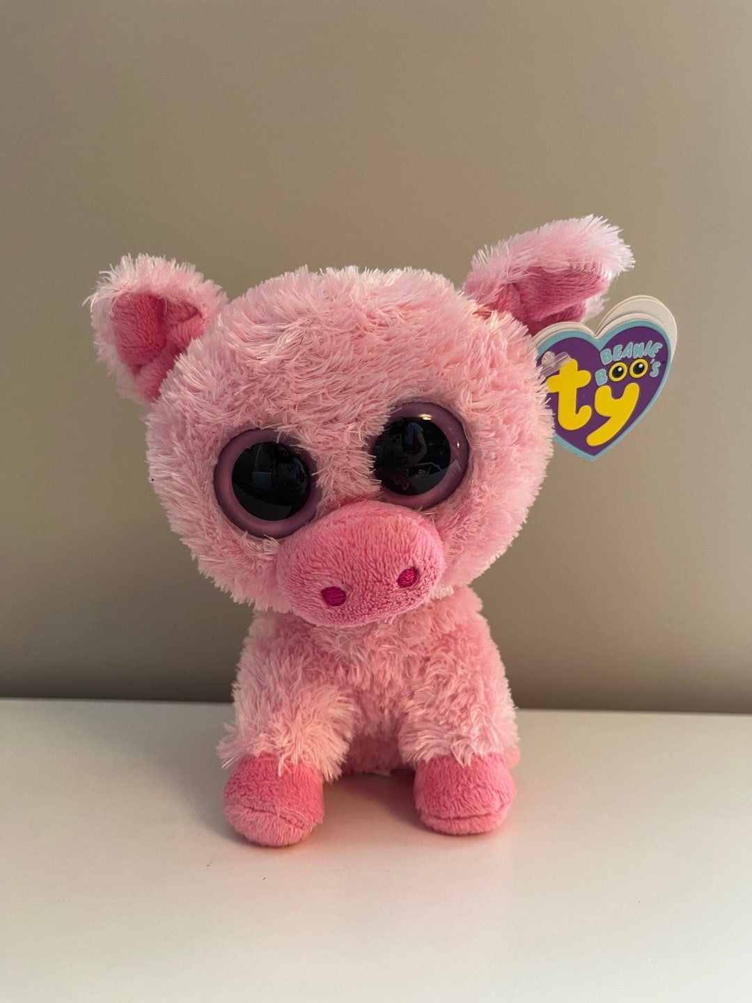 Ty Beanie Boo corky the Pink Pig 6 Inch - Etsy