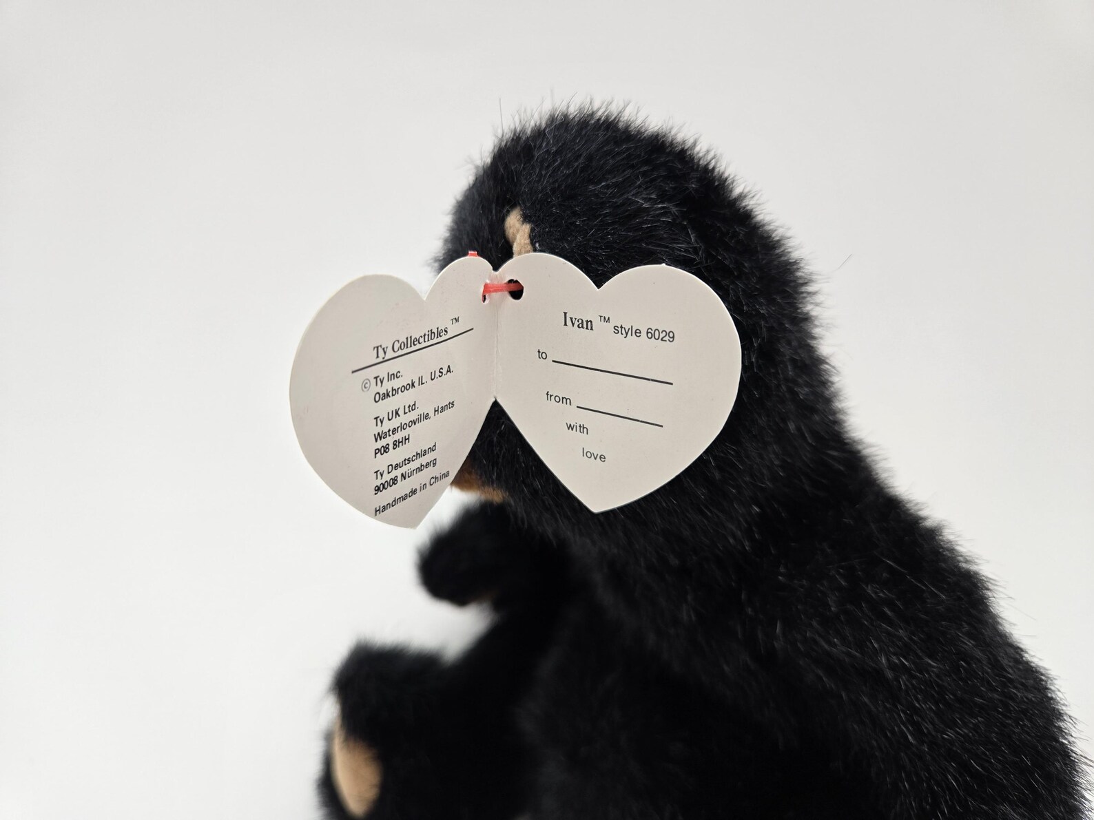 Ty Attic Treasures Collection “ivan” the Black Bear (6 Inch) - Etsy