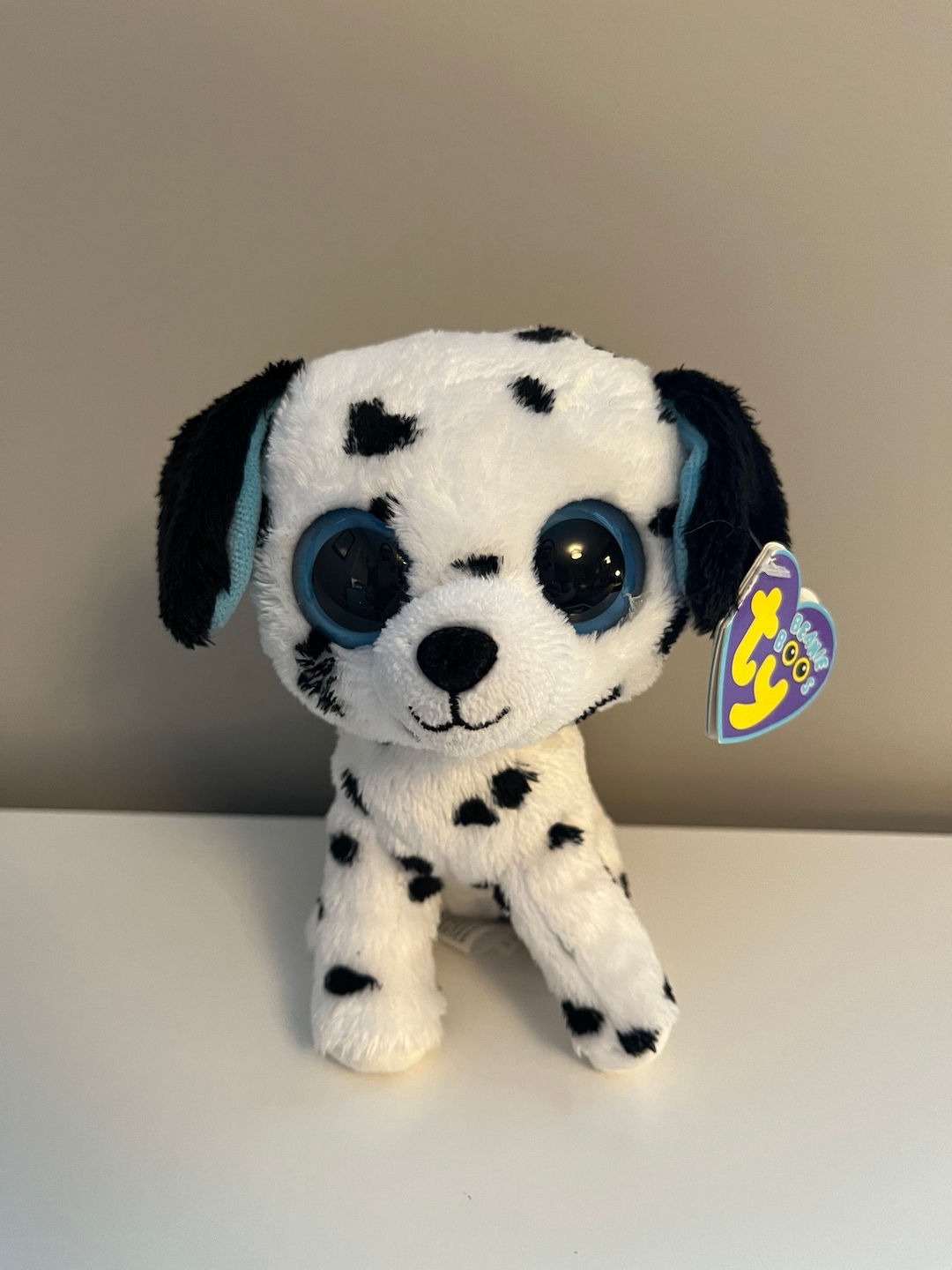 Ty Beanie Boo fetch the Dalmatian With Solid Eyes 6 Inch - Etsy