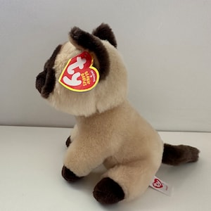 Ty Beanie Baby “jaden” the Siamese Cat Plush (6 Inch) - Etsy