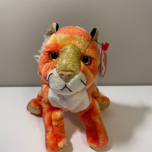TY Beanie Baby tracks the Lynx 6.5 Inch - Etsy