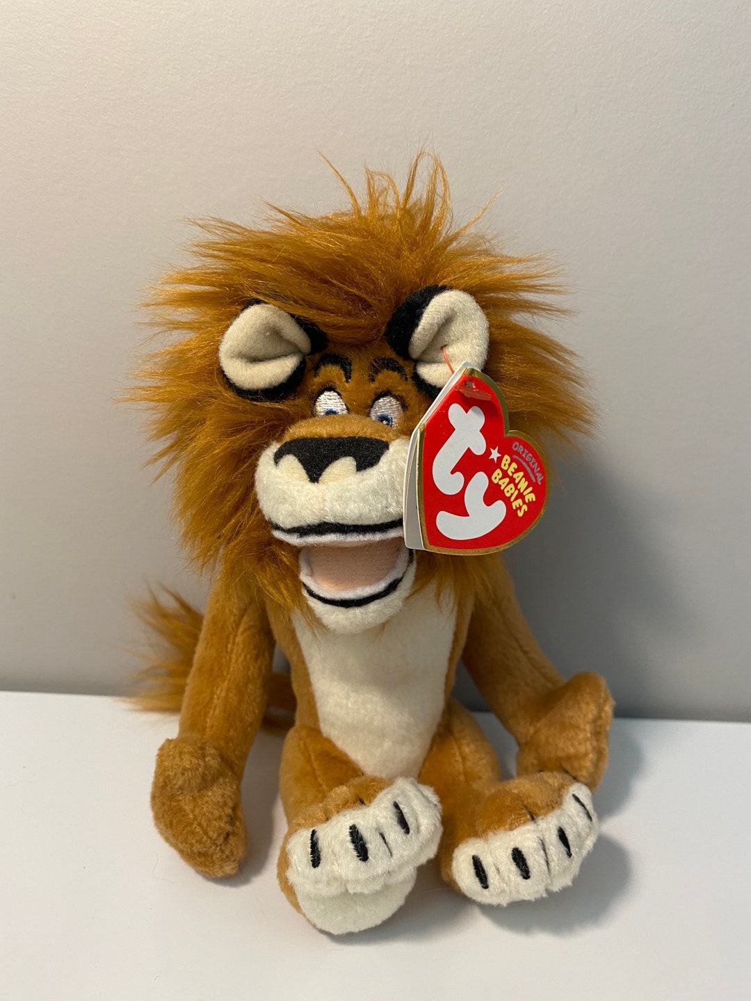 Ty Beanie Baby alex the Lion Madagascar 2 Movie Beanie 6 Inch - Etsy