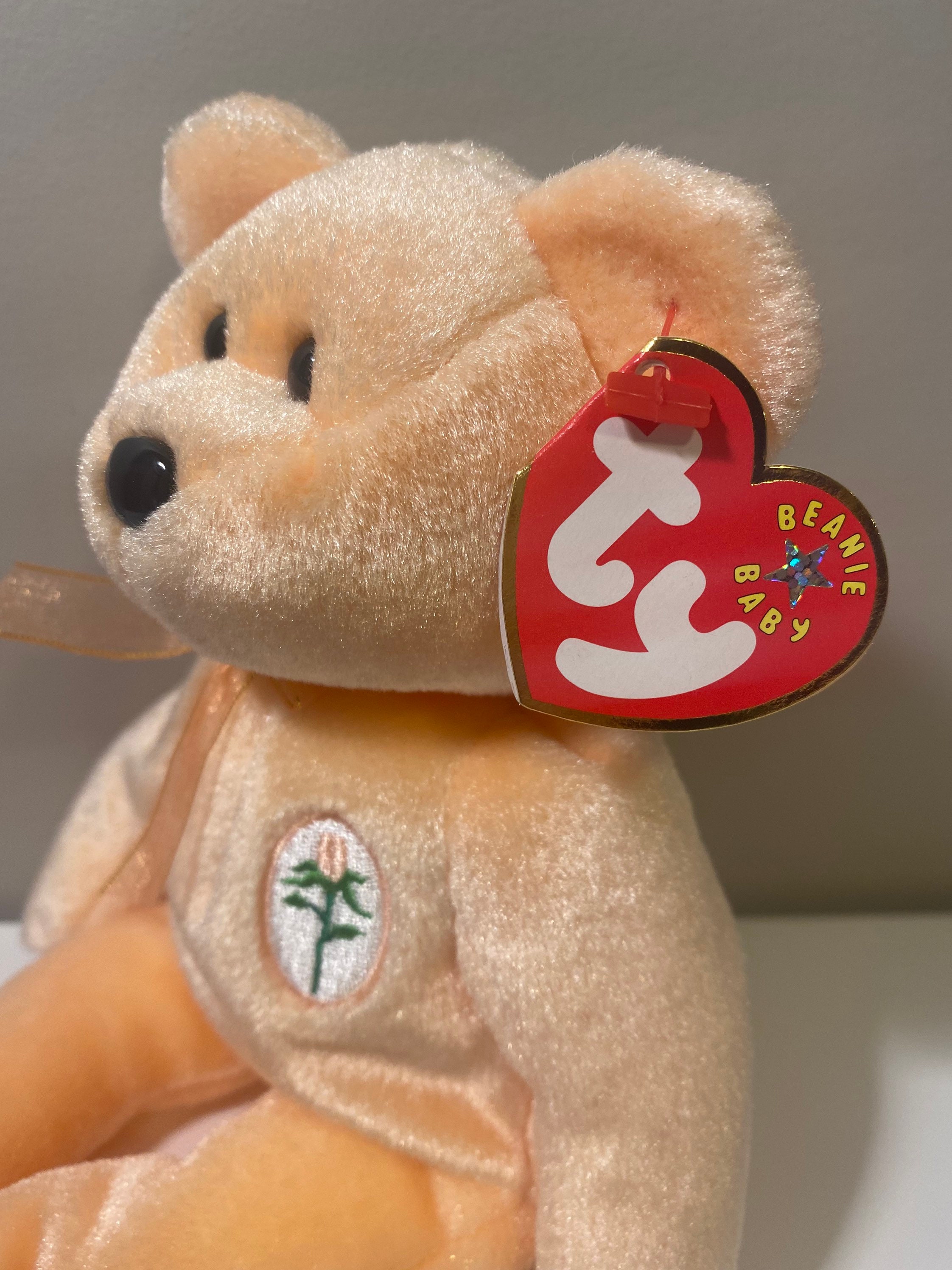 TY Beanie Baby dearest the Bear 8.5 Inch | Etsy