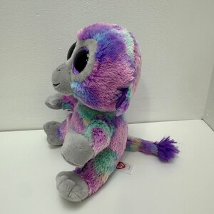 Ty Beanie Boo “zuri” the Purple and Blue Monkey - No Hang Tag (6 Inch ...