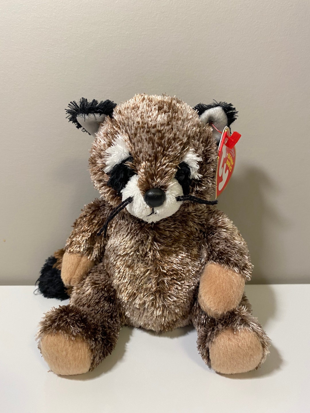 TY Beanie Baby sneaks the Racoon 5.5 Inch - Etsy