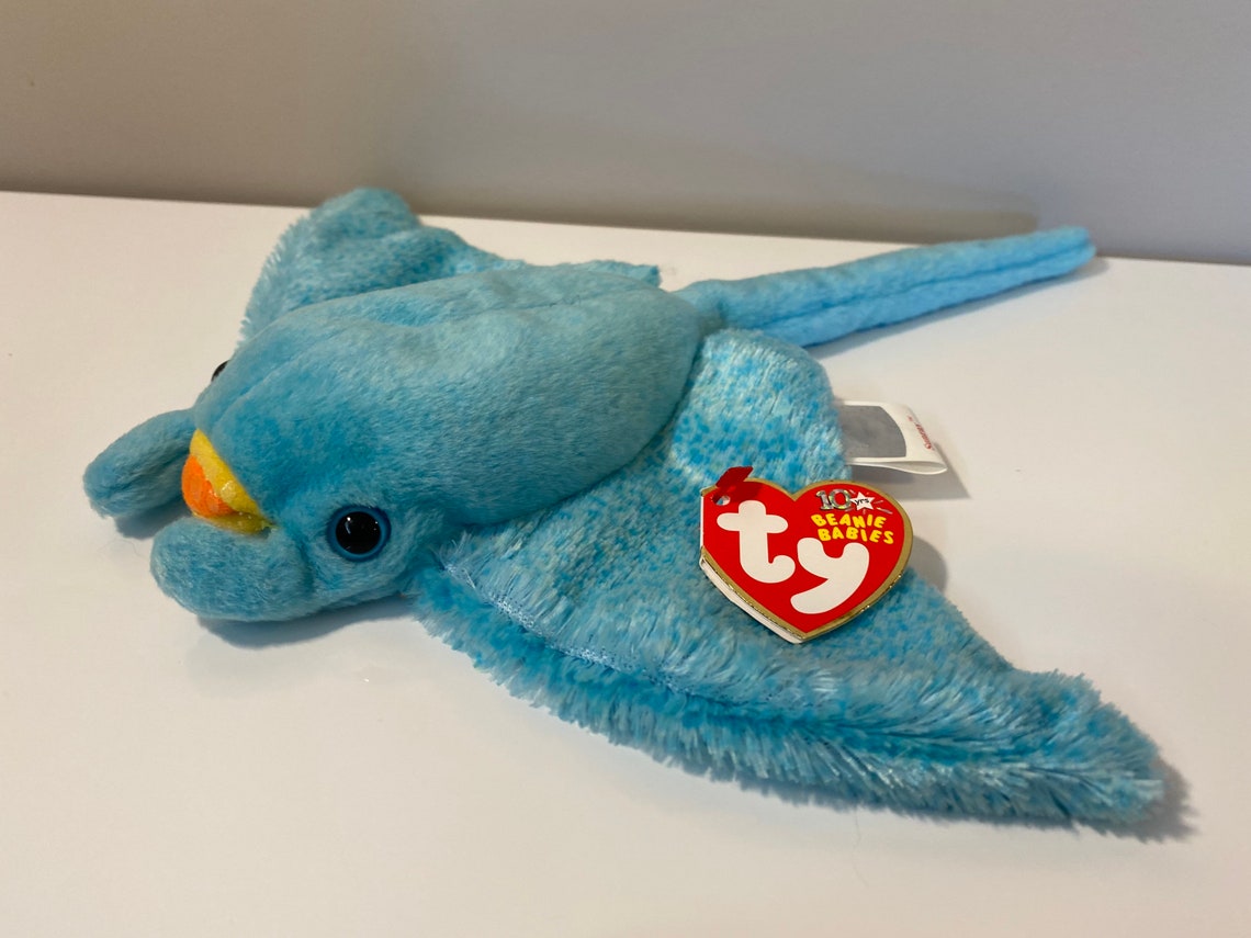 TY Beanie Baby Sunray the Manta Ray 10 inch | Etsy