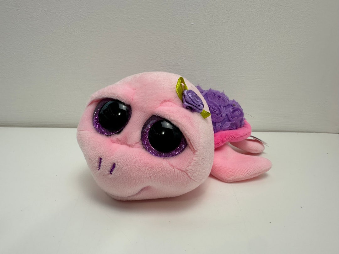 Ty Beanie Boo “rosie” the Pink and Purple Turtle - No Hang Tag (6 Inch ...