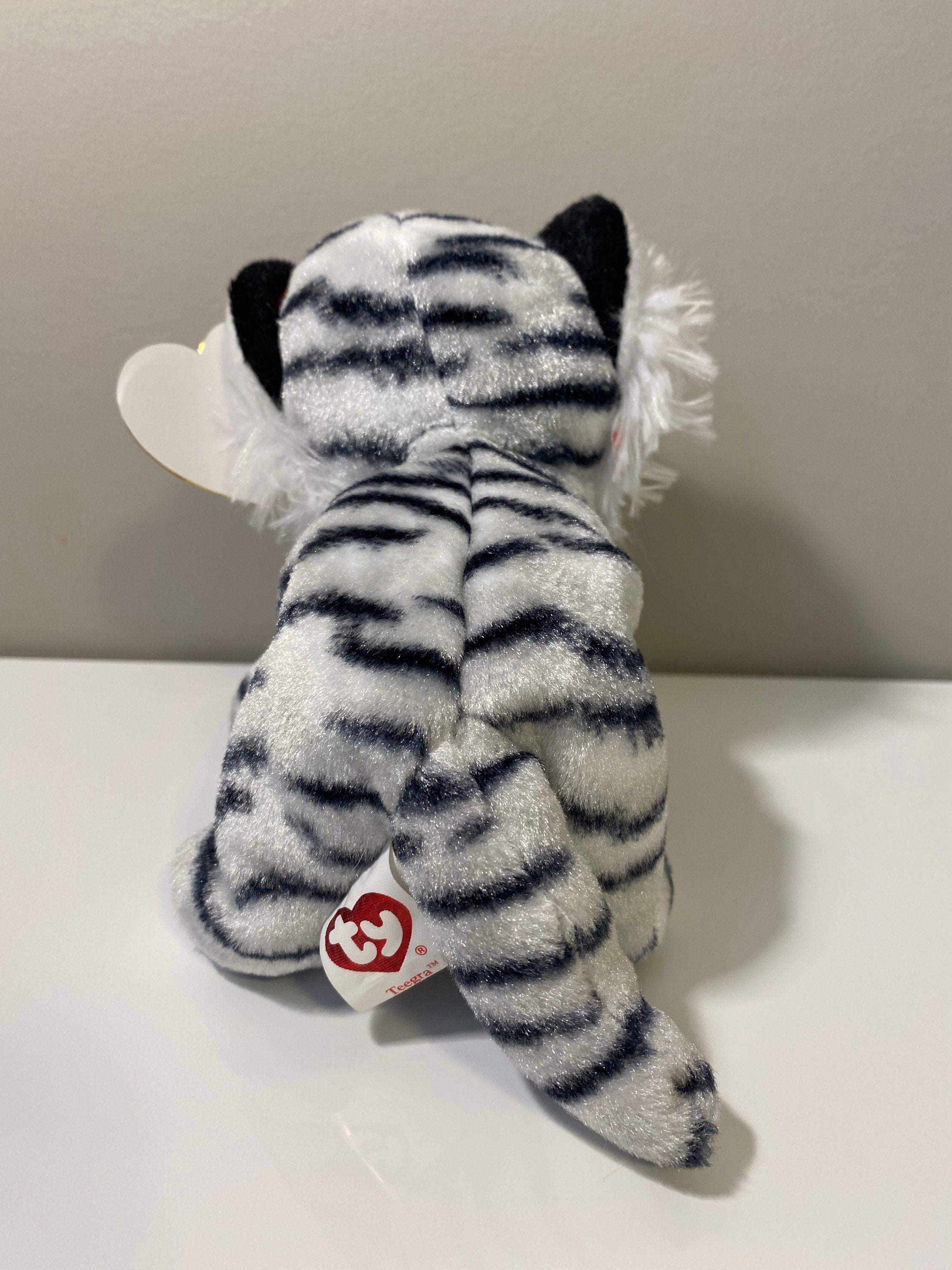 TY Beanie Baby Teegra the White Tiger 5.5 inch | Etsy