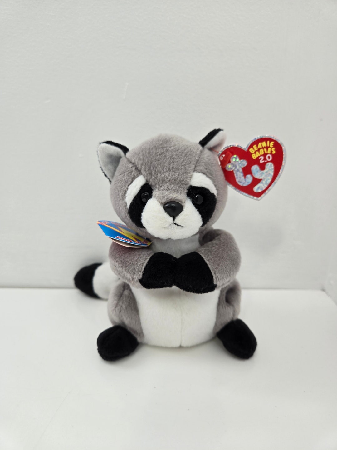 Ty Beanie Baby 2.0 Ricky the Racoon! (6 Inch) - Etsy