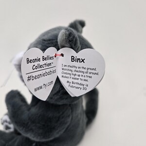 Ty Beanie Bellies "binx” the Grey Cat! (6 Inch) - Etsy