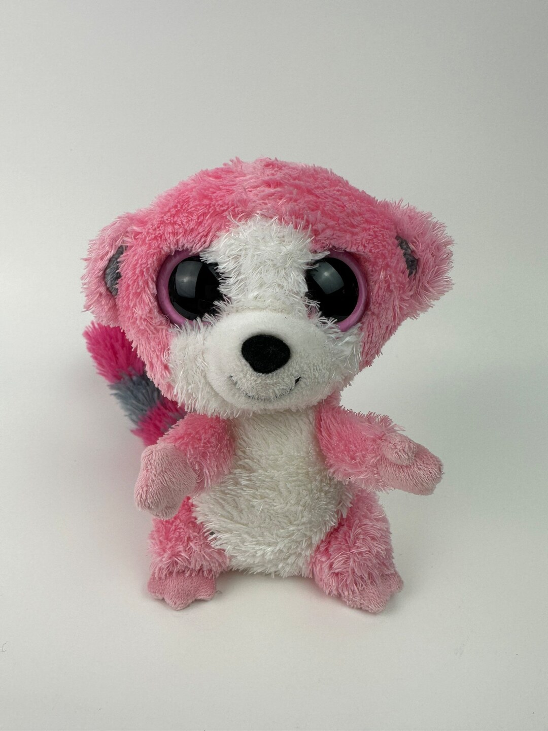 Ty Beanie Boo “bubblegum” the Pink Lemur - No Hang Tag - UK Exclusive ...
