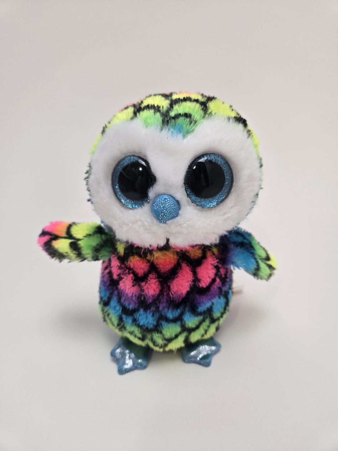 Ty Beanie Boo “aria” the Colourful Owl - Claire’s Exclusive - No Hang ...