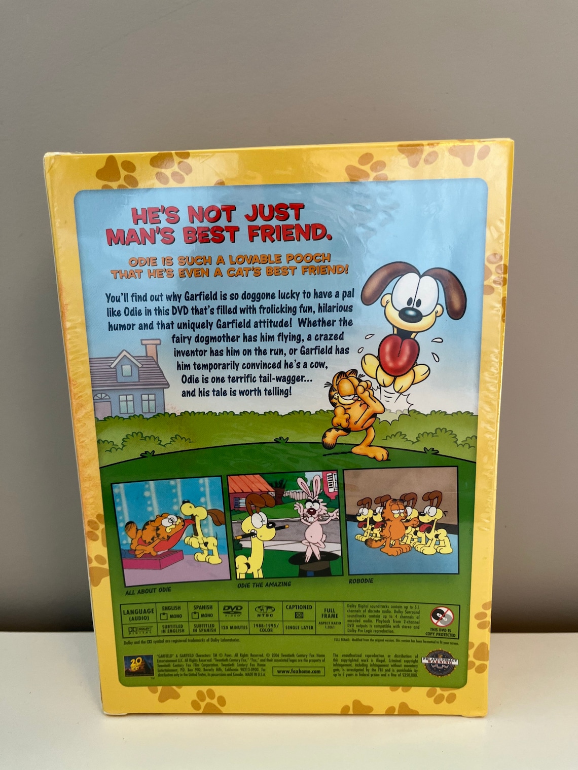 TY DVD Garfield and Friends an Ode to Odie With Mini Odie - Etsy