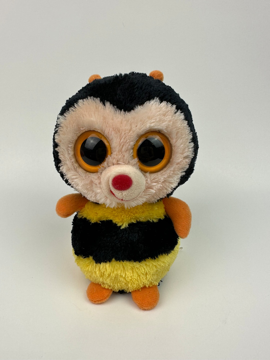 Ty Beanie Boo sting the Bumblebee Solid Eyes No Hang Tag 6 Inch Vintage ...