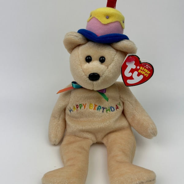 Happy Birthday Beanie Baby - Etsy