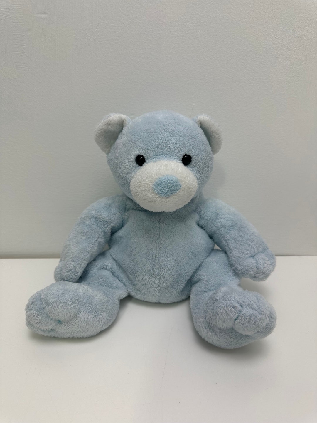 TY Pluffies Collection tinker the Blue Bear Plush No Hang Tag 10 Inch ...