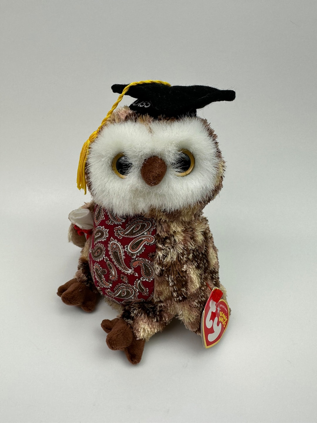 Ty Beanie Baby “smarty” the Graduation Owl (6.5 Inch) - Etsy