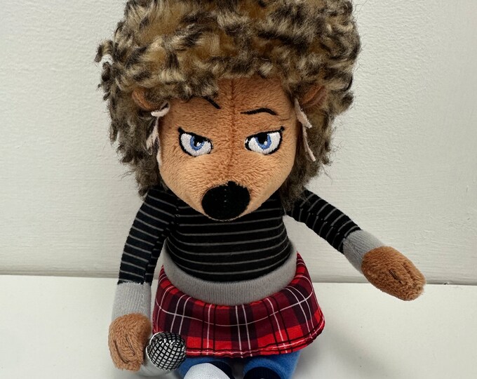 TY Beanie Baby “ash” the Hedgehog - Sing Movie - No Hang Tag (7 Inch ...