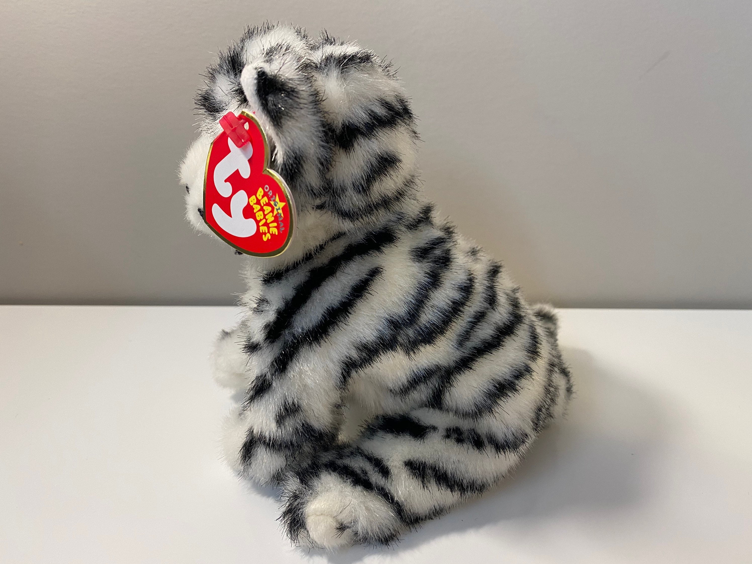 TY Beanie Baby tundra the White Tiger 6 Inch - Etsy UK