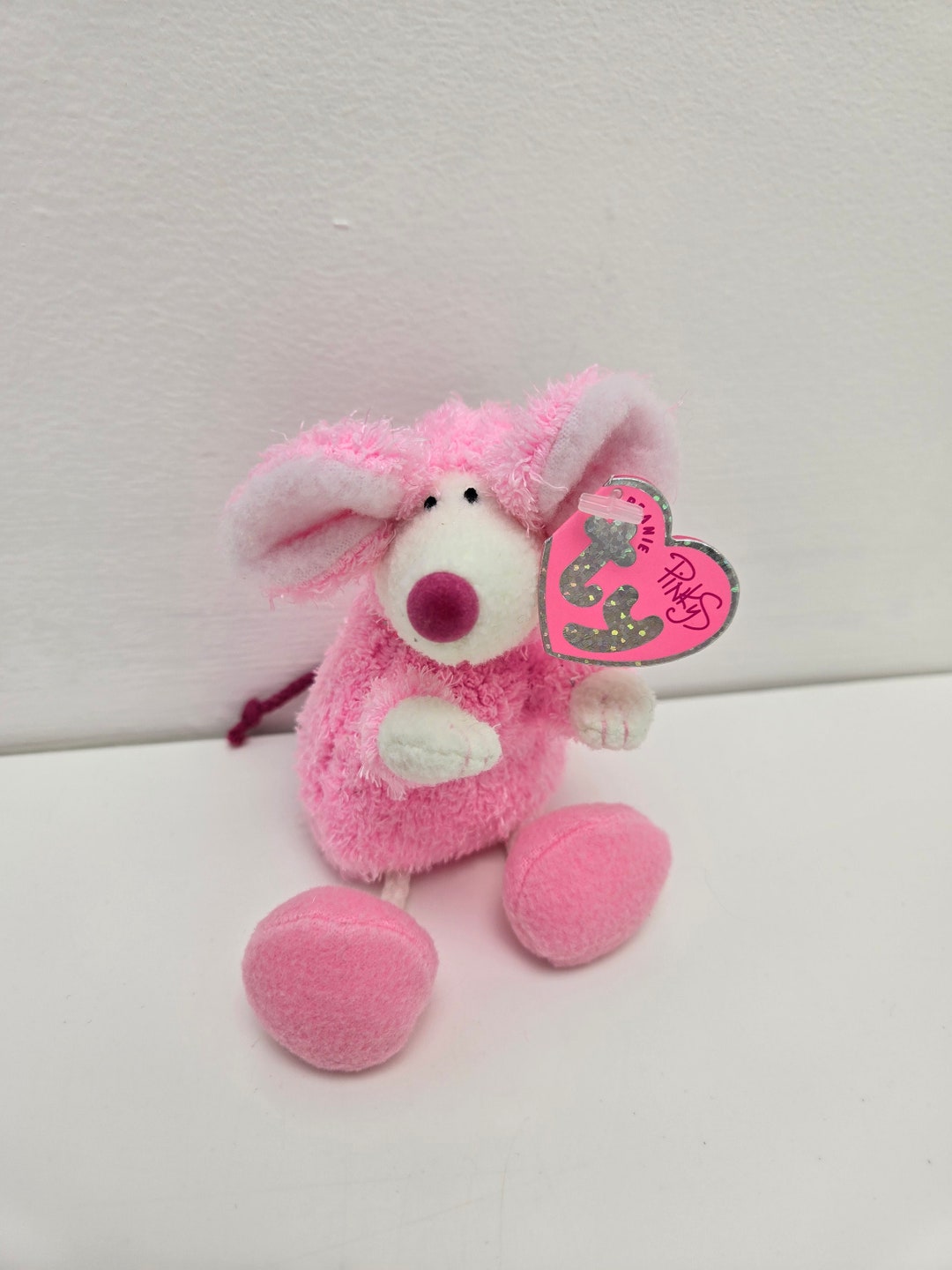 Ty Pinkys Collection “ratzo” the Pink Rat - Key Clip! (4 Inch) - Etsy