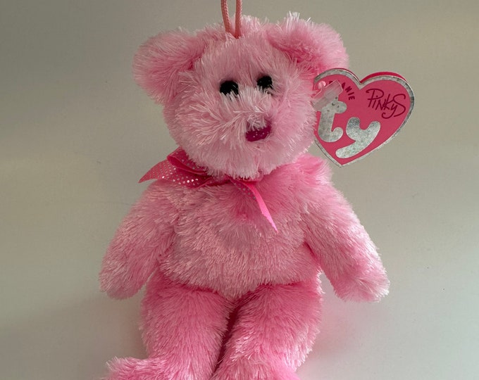 Ty Key Clip Beanie Baby “dazzler” the Pink Bear - Metal Key Chains (4 ...