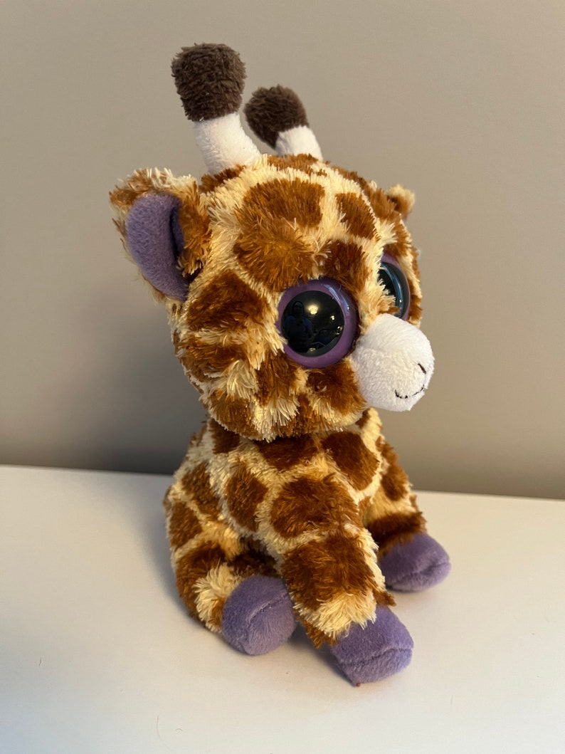TY Beanie Boo safari the Giraffe Solid Eyes rare 6 - Etsy