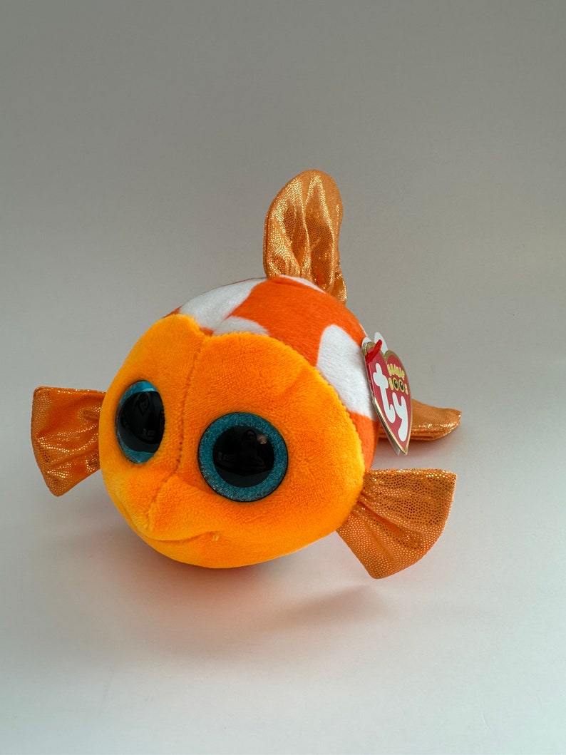 Ty Beanie Boo “sami” the Goldfish Plush (6 Inch) - Etsy