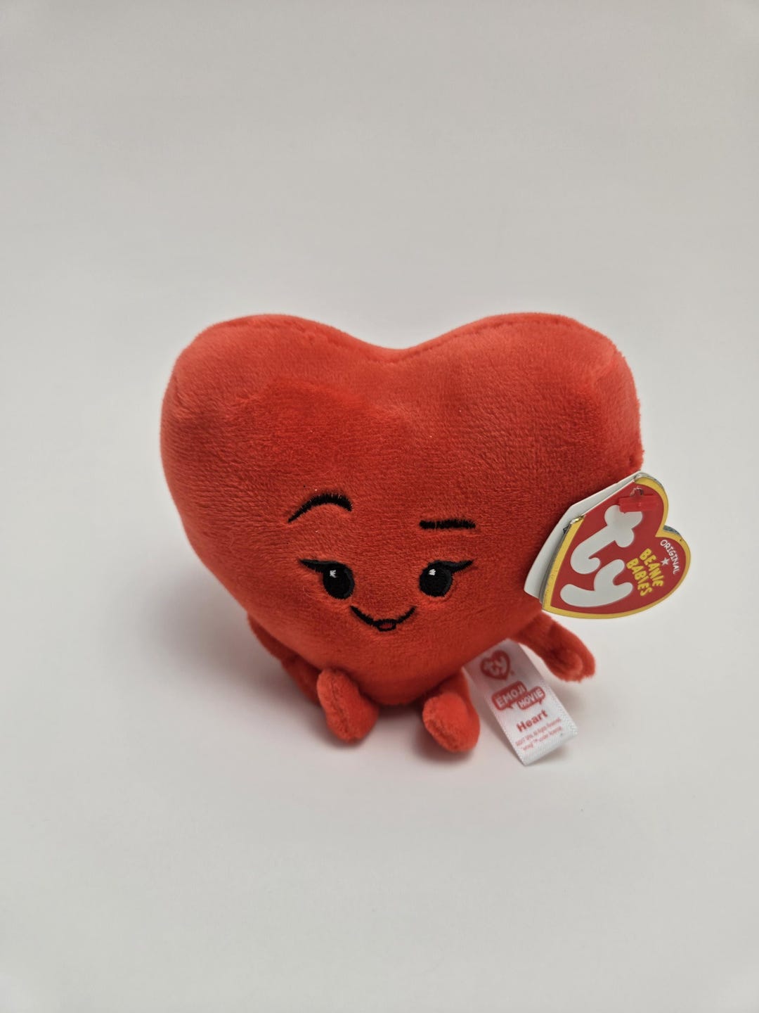 Ty Beanie Baby “heart” From the Emoji Movie (5 Inch) - Etsy