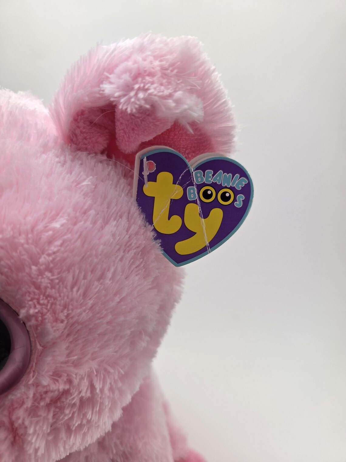 Ty Beanie Boo “corky” the Pink Pig - Creased Tag (9 Inch) - Etsy