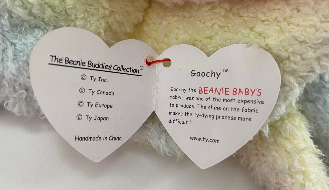 TY Beanie Buddy Goochy the Tie Dye Jellyfish Rare 12 | Etsy