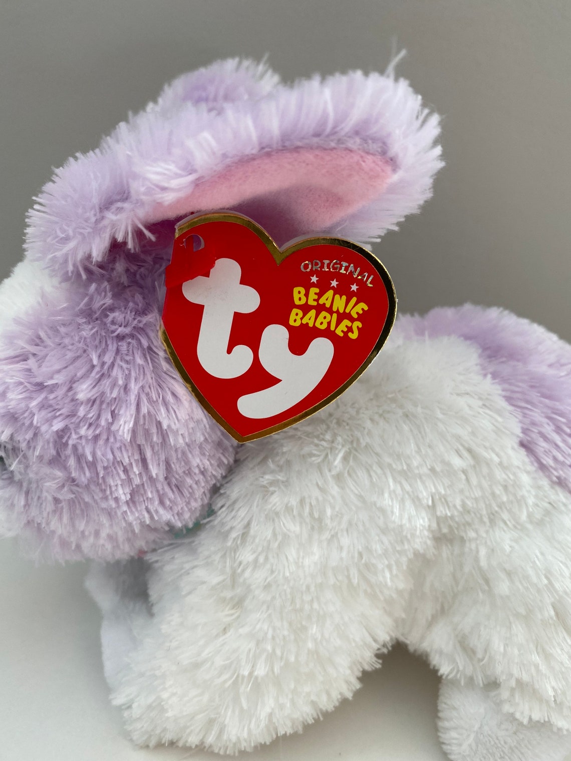 TY Beanie Baby Sherbet the Purple Bunny Rabbit Plush 6 | Etsy