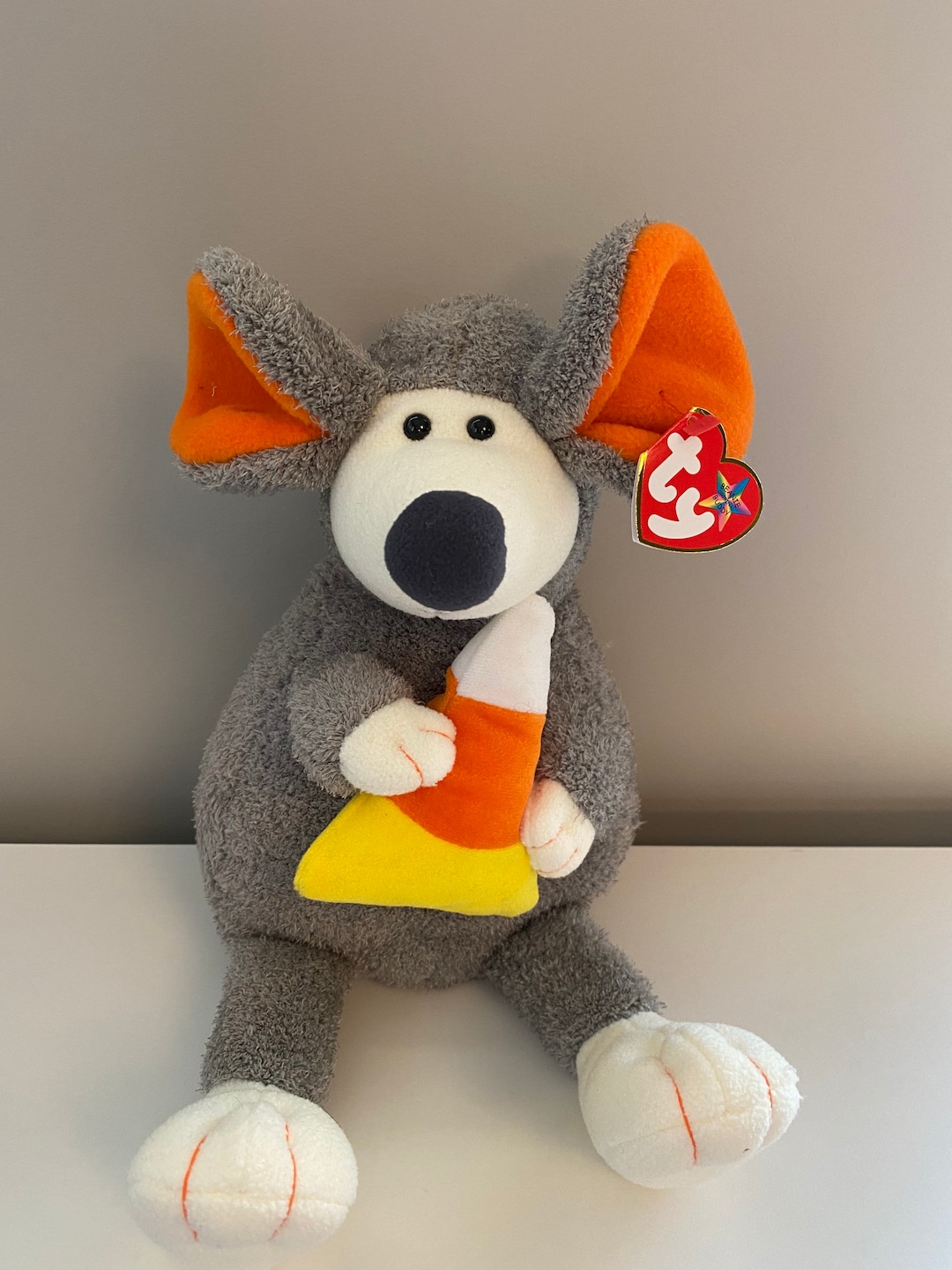 Ty Beanie Buddy “ratzo” the Rat - Grey Candy Corn Version *rare* (13 ...