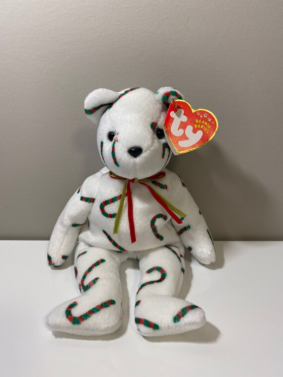 TY Beanie Baby Cand-e the Candycane Bear Internet | Etsy