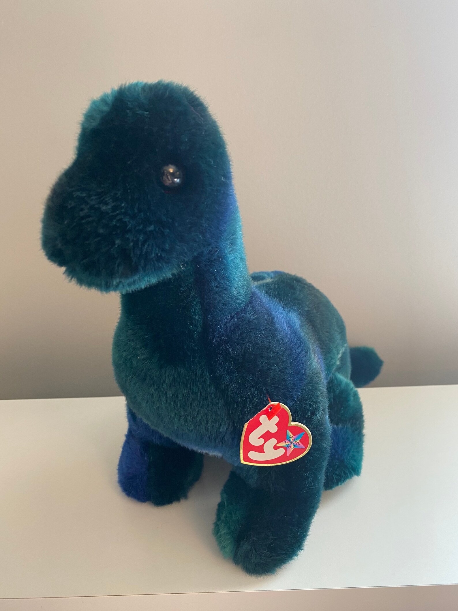 TY Beanie Buddy bronty the Brontosaurus Dinosaur 10 Inch | Etsy