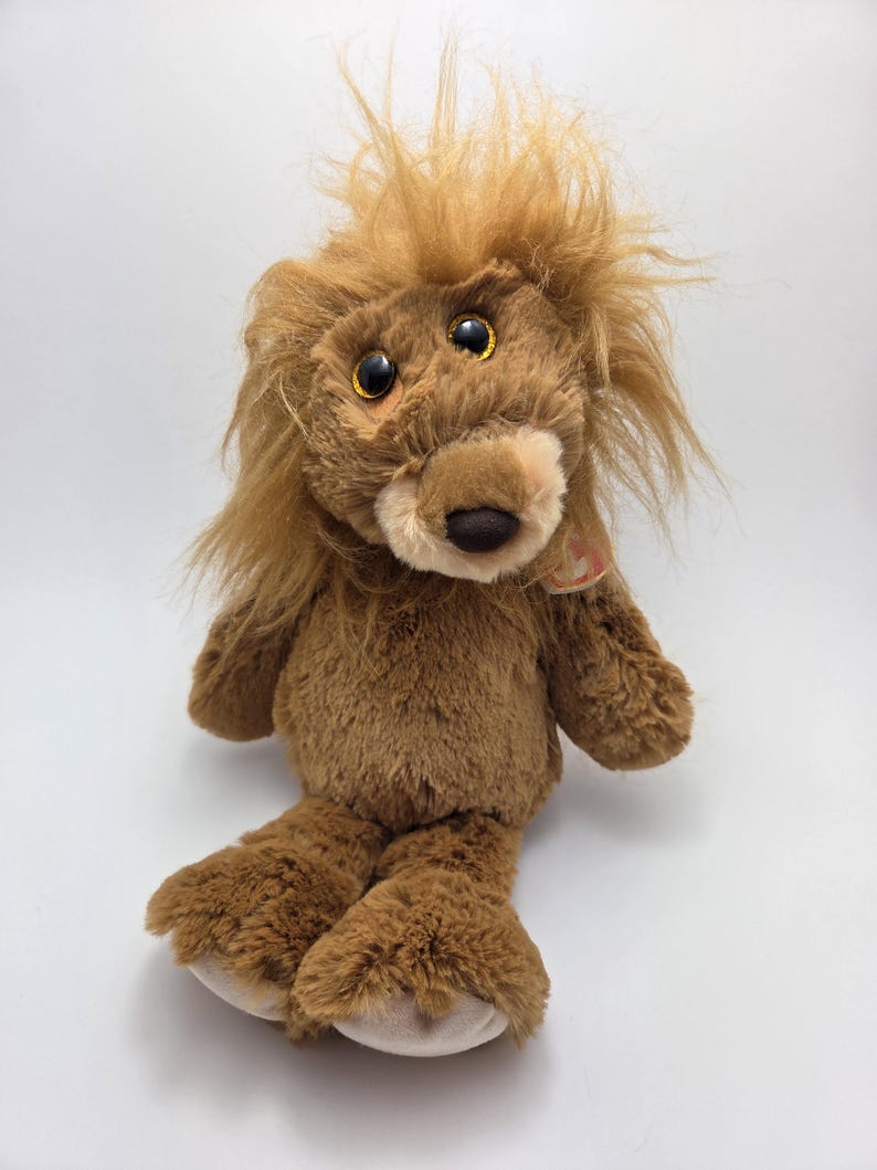 Ty Cuddlys “leon” the Lion Stuffed Animal (larger Version, 12 Inch ...