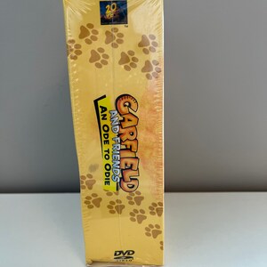 Ty DVD Garfield and Friends an Ode to Odie With Mini Odie Beanie Baby ...