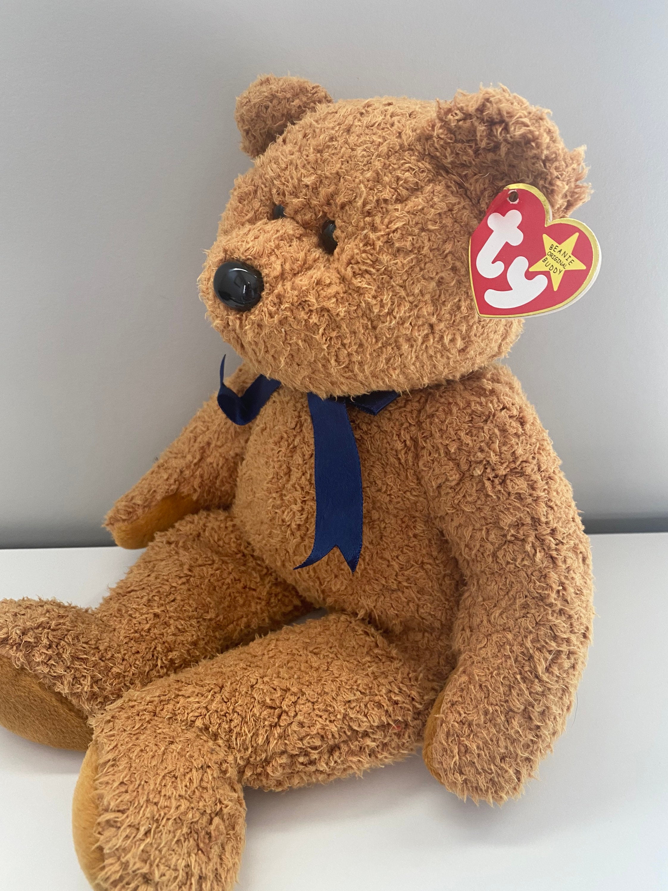 TY Beanie Buddy fuzz the Adorable and Popular Fuzzy Bear | Etsy