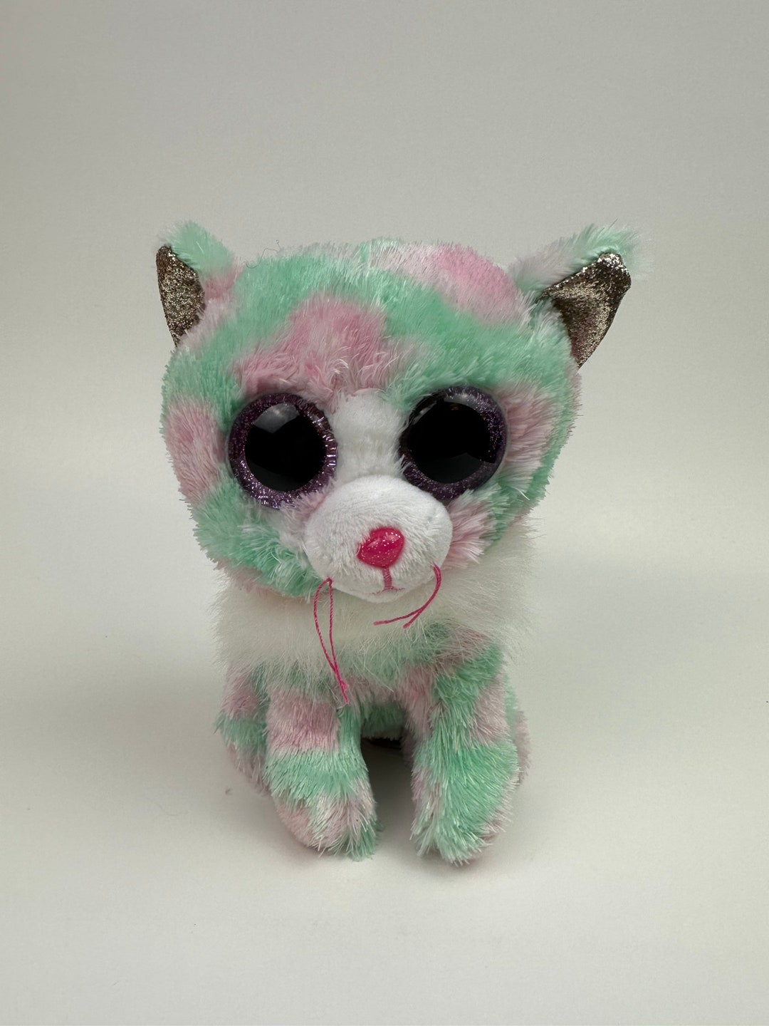 Ty Beanie Boo Opal the Cat - Excellent Condition - No Hang Tag (6 Inch ...