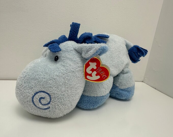 Ty Pluffies Line “whinny” the Adorable Blue Horse! (8 Inch) - Etsy