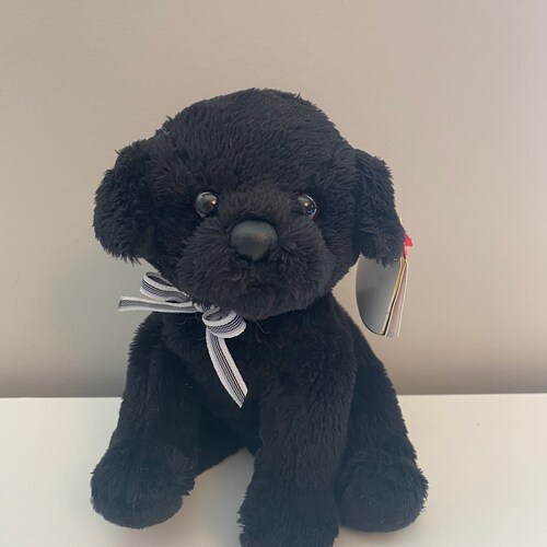 TY Beanie Baby chaser the Black Lab Dog Plush 6 Inch - Etsy