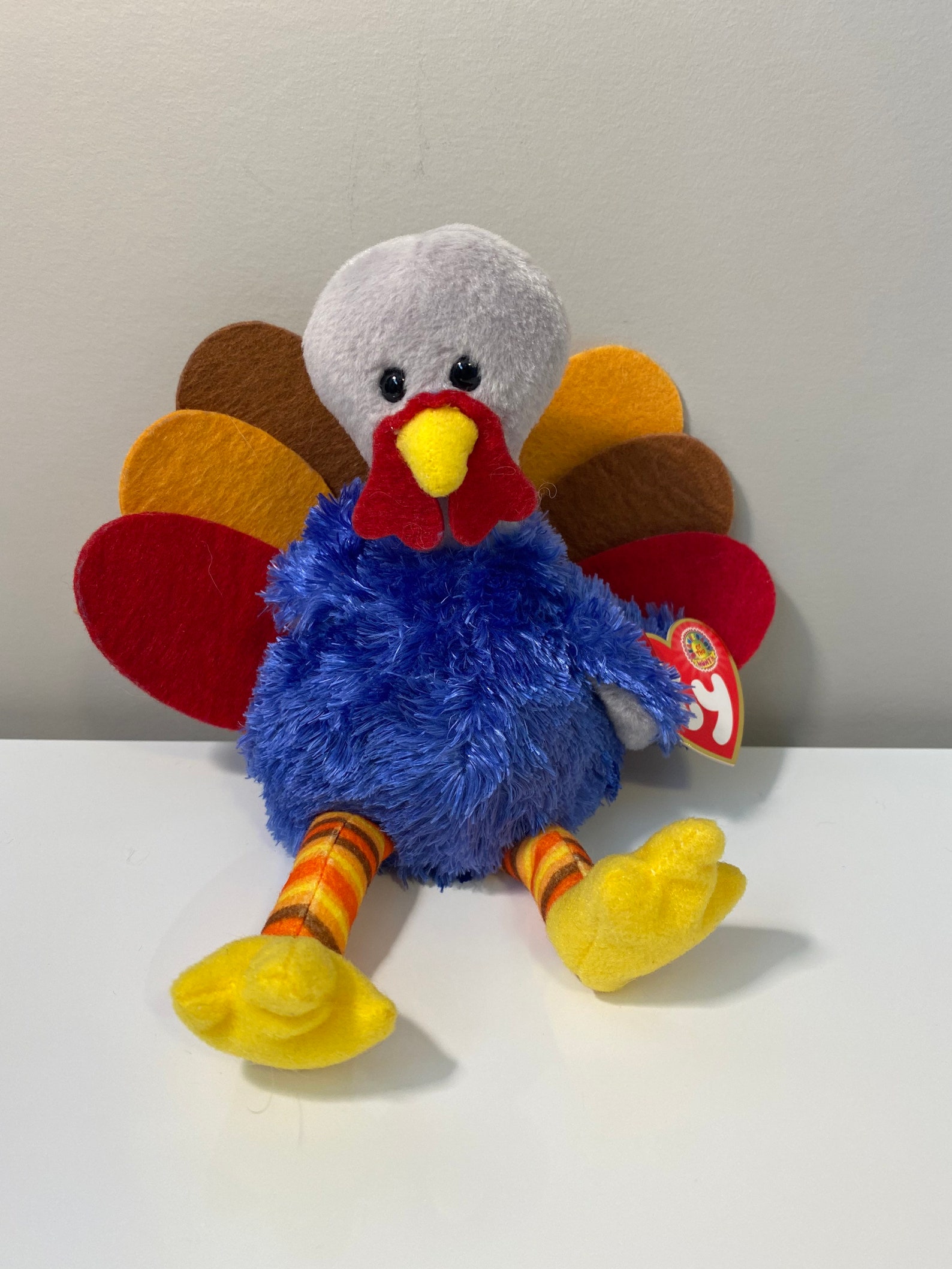 TY Beanie Baby stuffed the Turkey Beanie Baby of the Month - Etsy