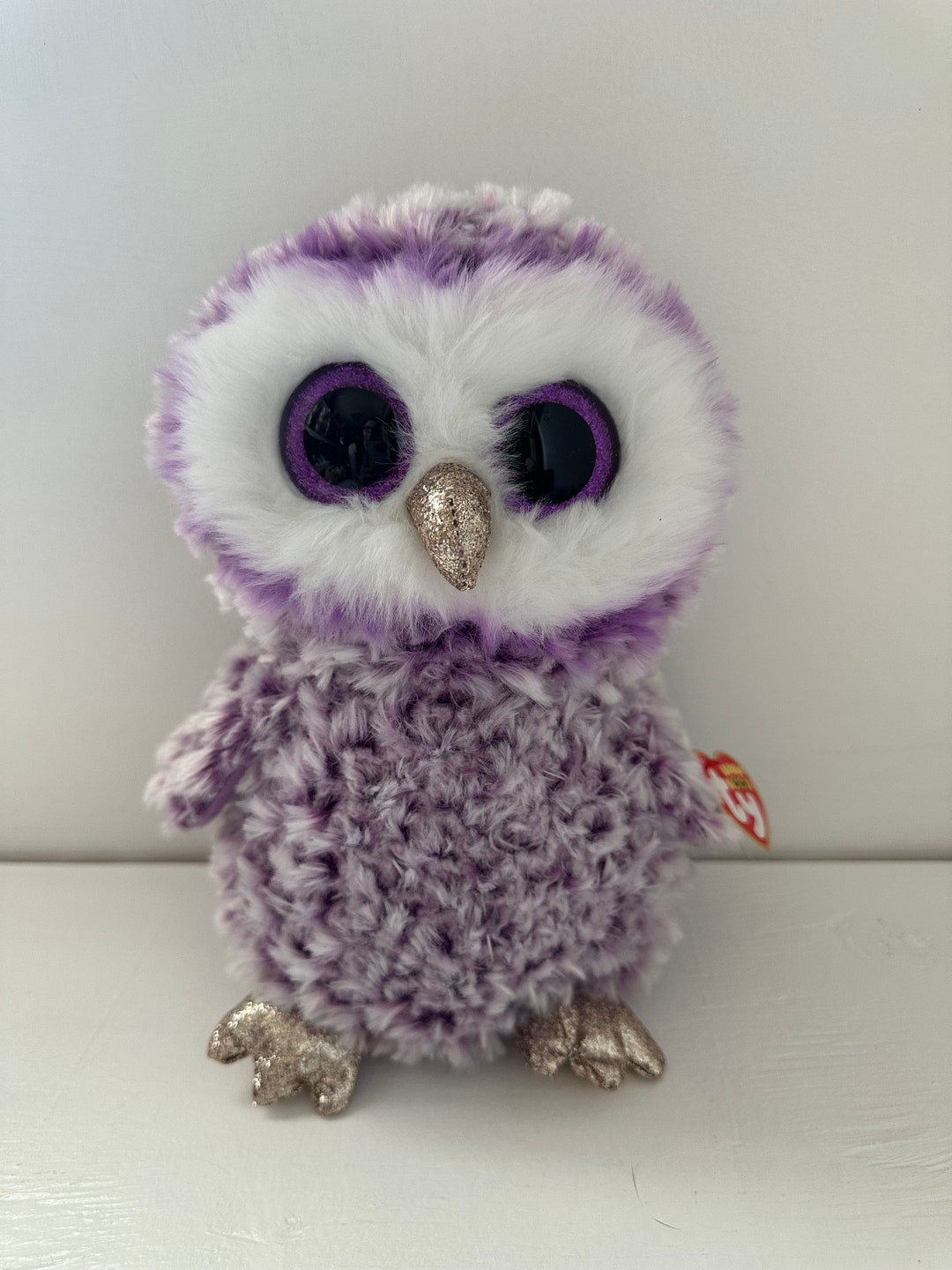 Ty Beanie Boo “‘moonlight” the Purple Owl Non Mint Tag (9 Inch) - Etsy