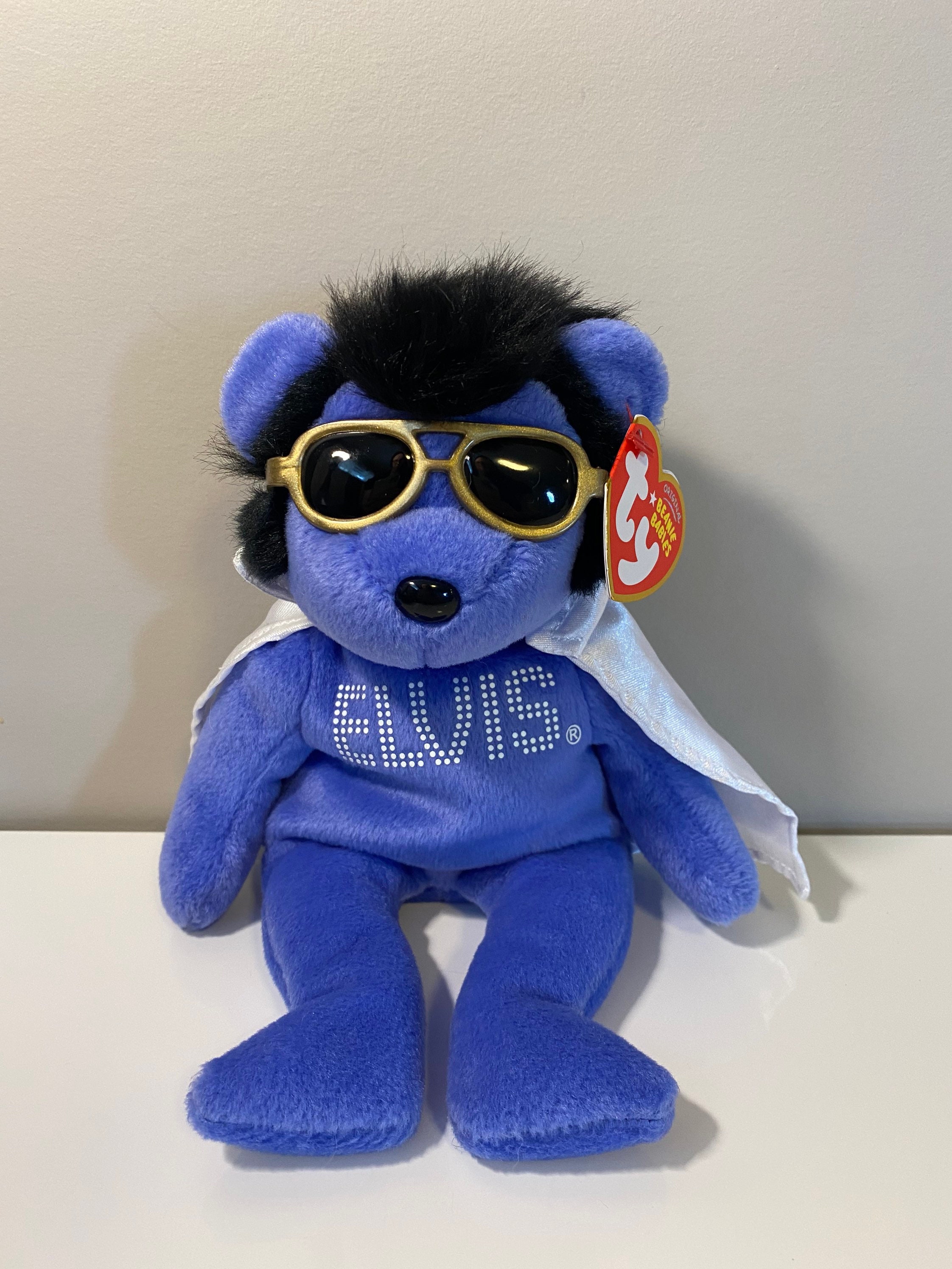 Ty Beanie Baby beanies Beanies Beanies the Elvis Presley Bear 9 Inch Etsy UK